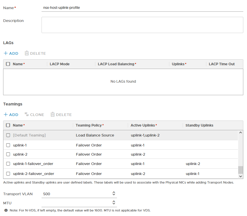 NSX-T Overlay Configuration (EDGE/HOST) – Cyberfront Tech Blog